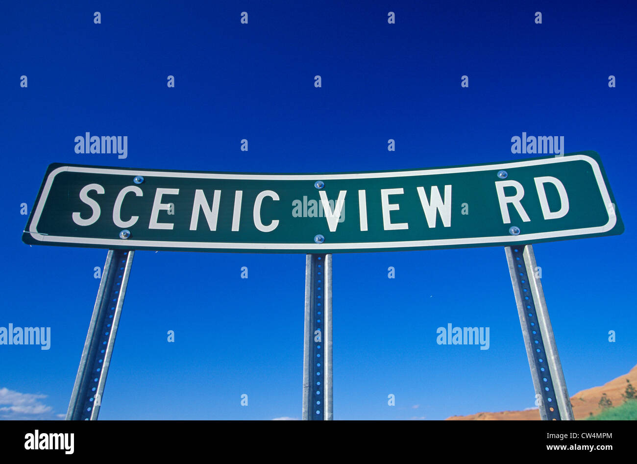 ?Scenic View Road? sign Stock Photo - Alamy