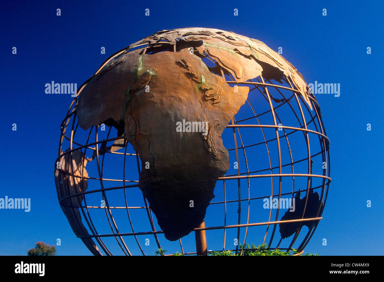 Earth sculpture, CA Stock Photo - Alamy