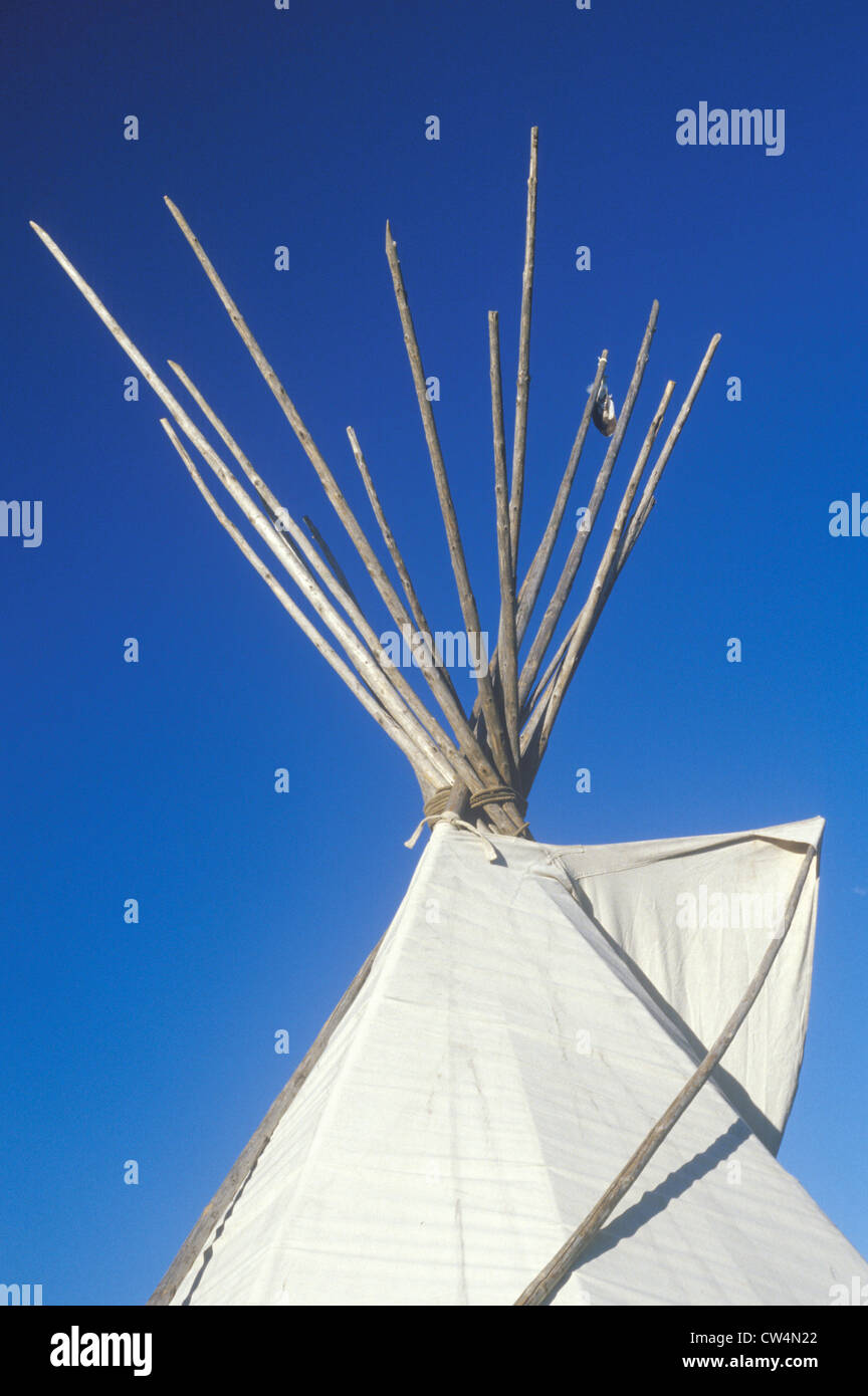 Top of a teepee in taos hi-res stock photography and images - Alamy