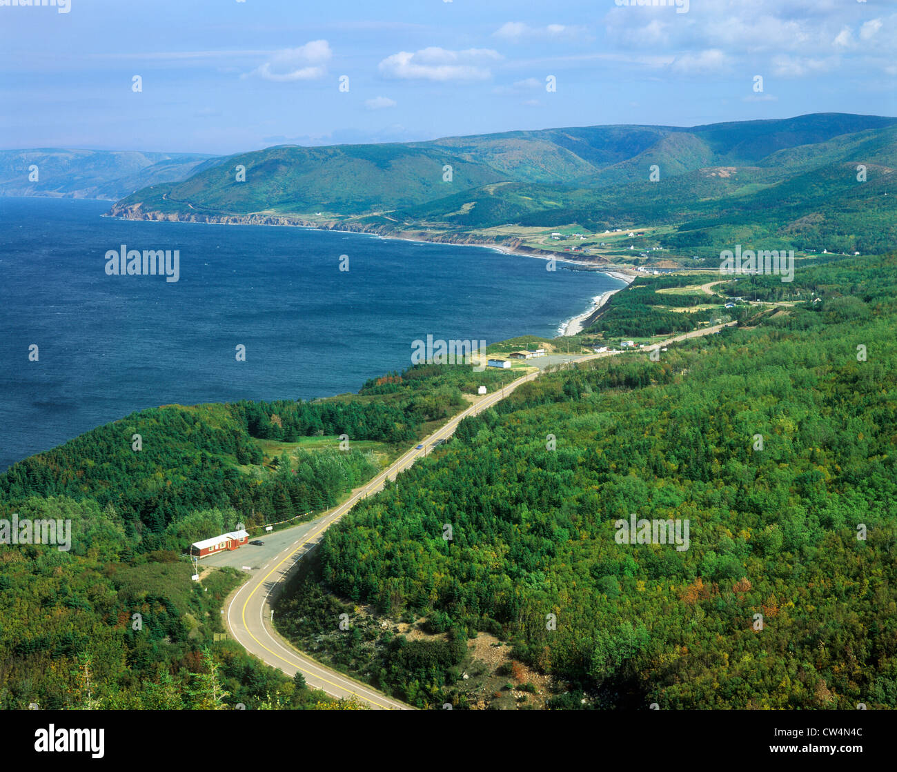 Pleasant Bay View in Cape Breton Nova Scotia, Canada Stock Photo - Alamy