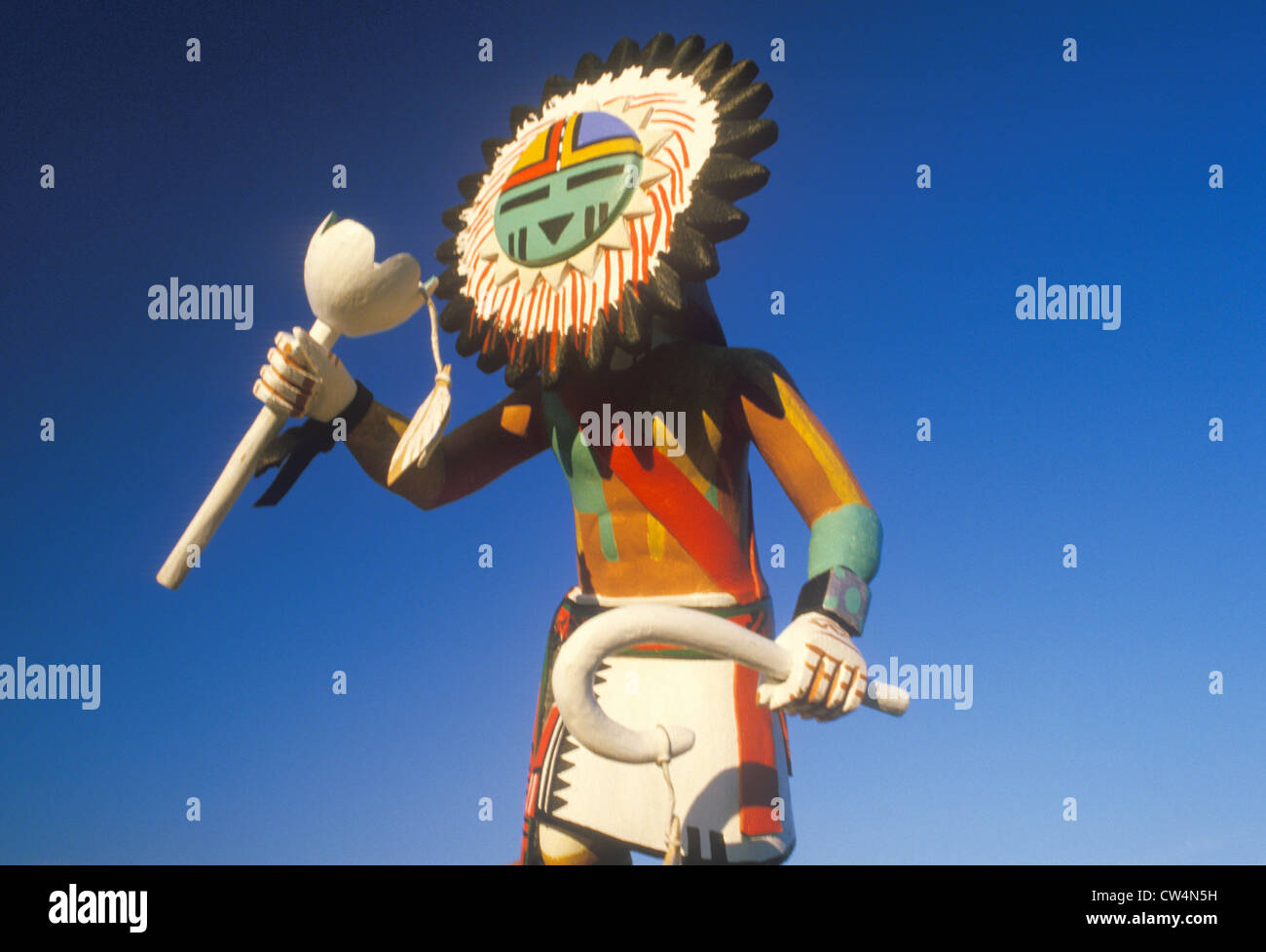 Blue Star Kachina Doll