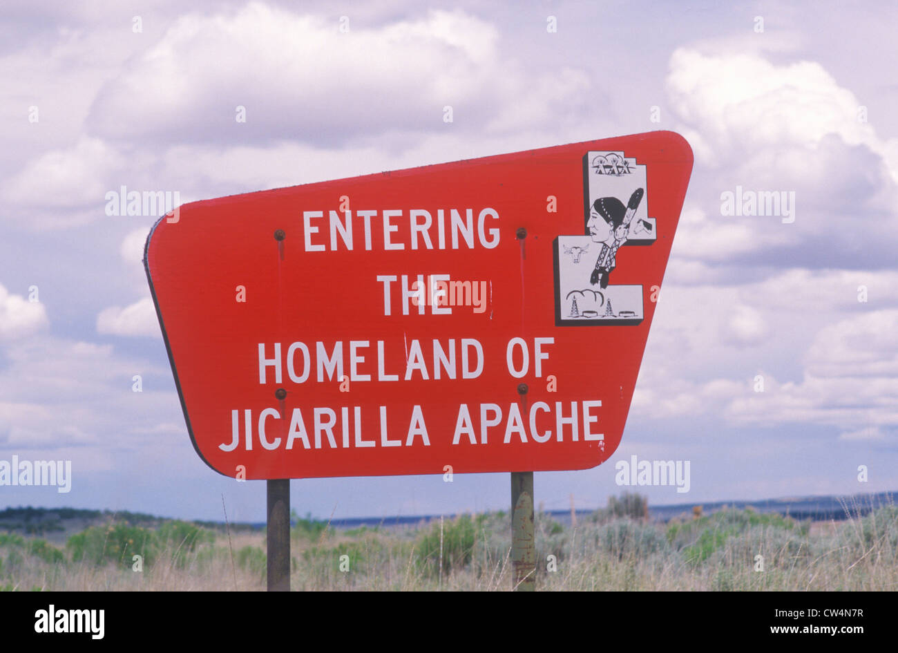 Native American Reservation Sign High Resolution Stock Photography and ...