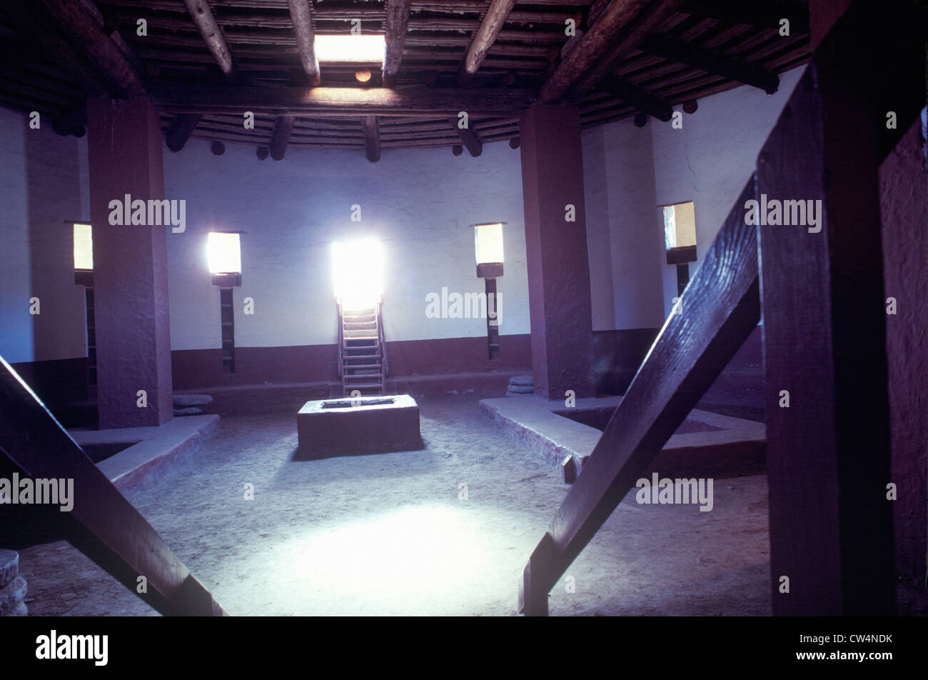 Interior of the Aztec Indian ruins, La Plata, NM Stock Photo - Alamy