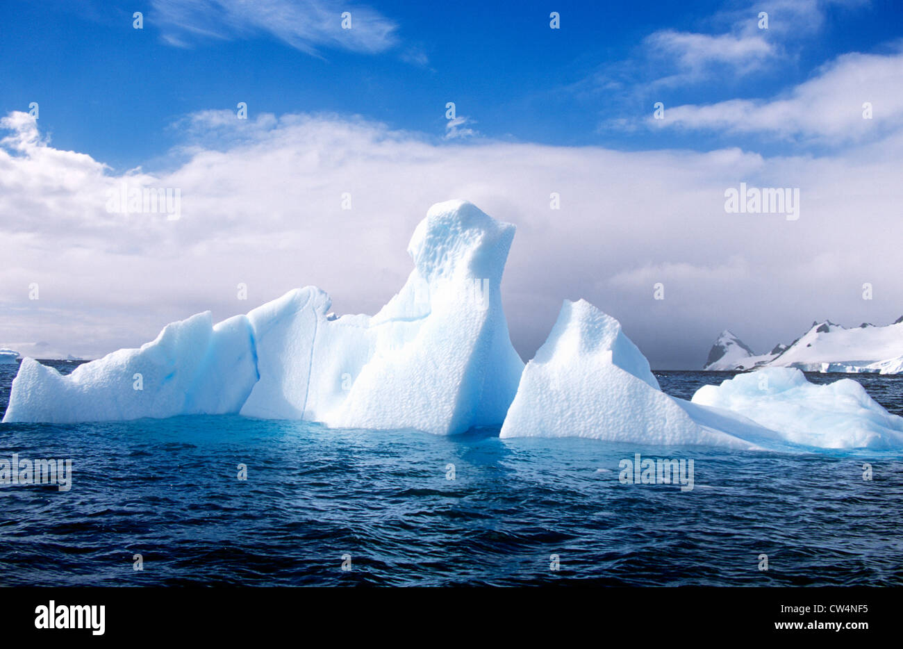 Glaciers and icebergs in Errera Channel at Culberville Island ...