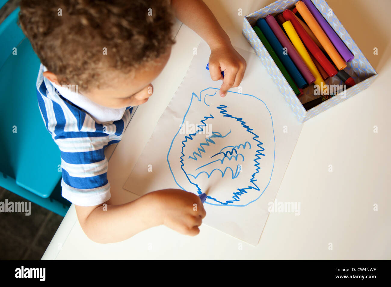 Something drawing hi-res stock photography and images - Alamy