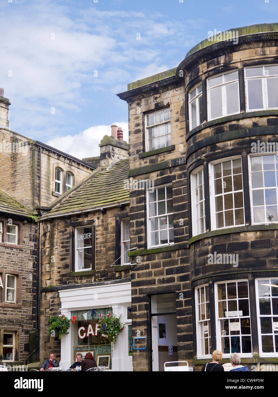 Sid's cafe in Holmfirth, the Last of the Summer Wine Country in West ...