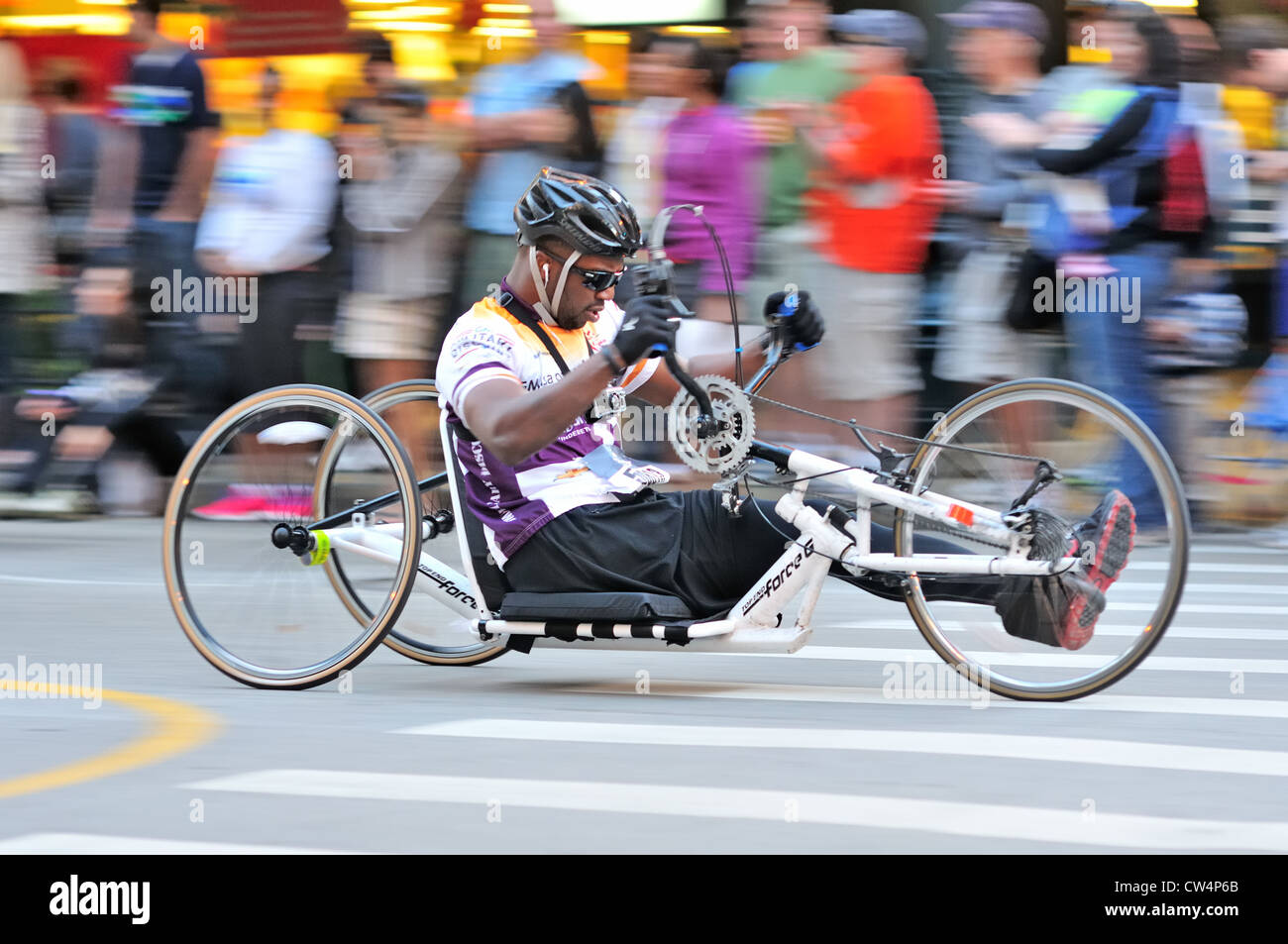 Wheelchair Marathon United States Handcycle athlete Anthony Robinson ...