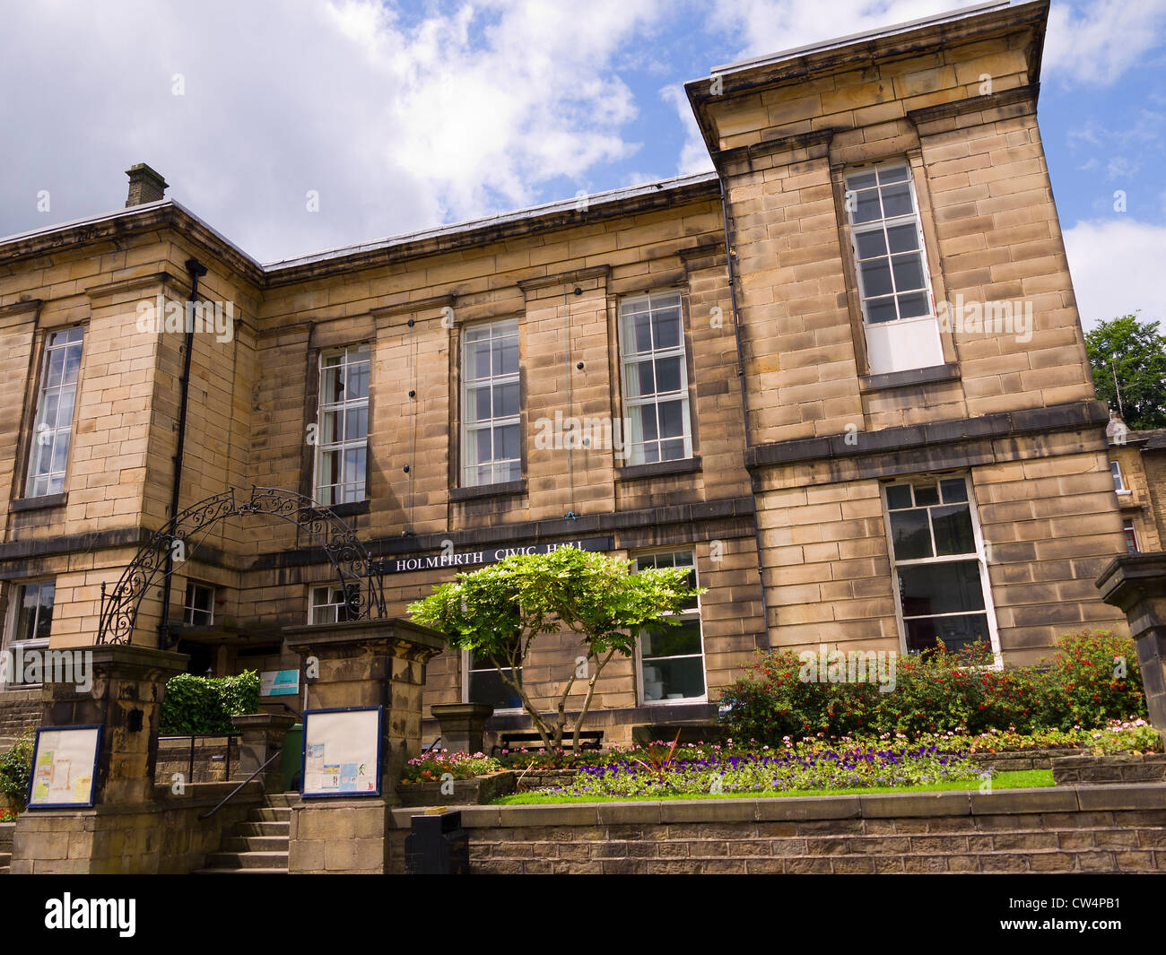 Civic Hall in Holmfirth, the Last of the Summer Wine Country in West ...