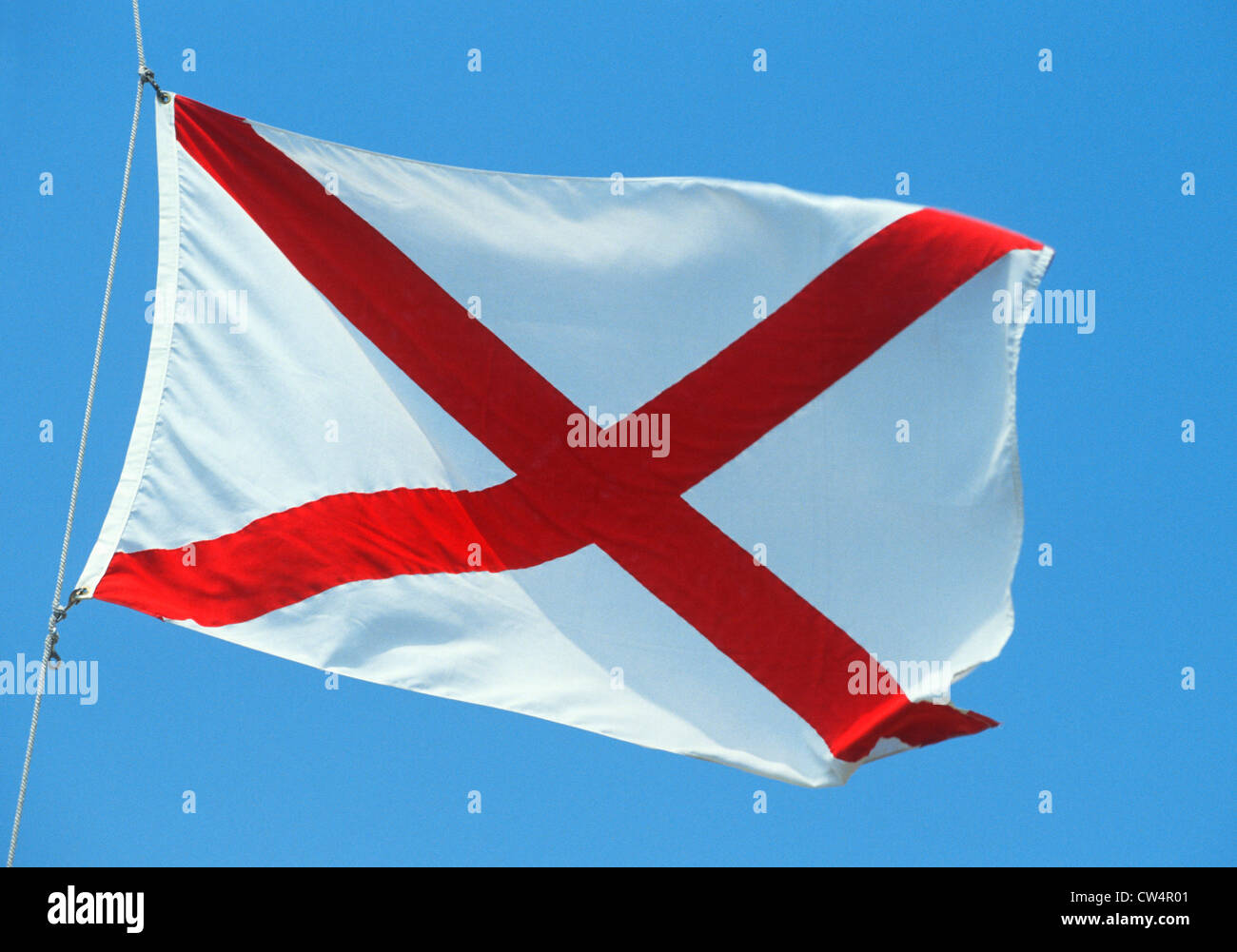 State Flag of Alabama Stock Photo - Alamy