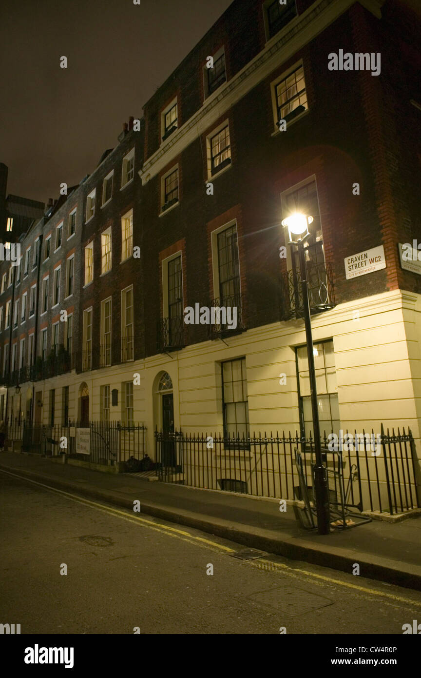 Exterior view Benjamin Franklin House world's only remaining Franklin ...