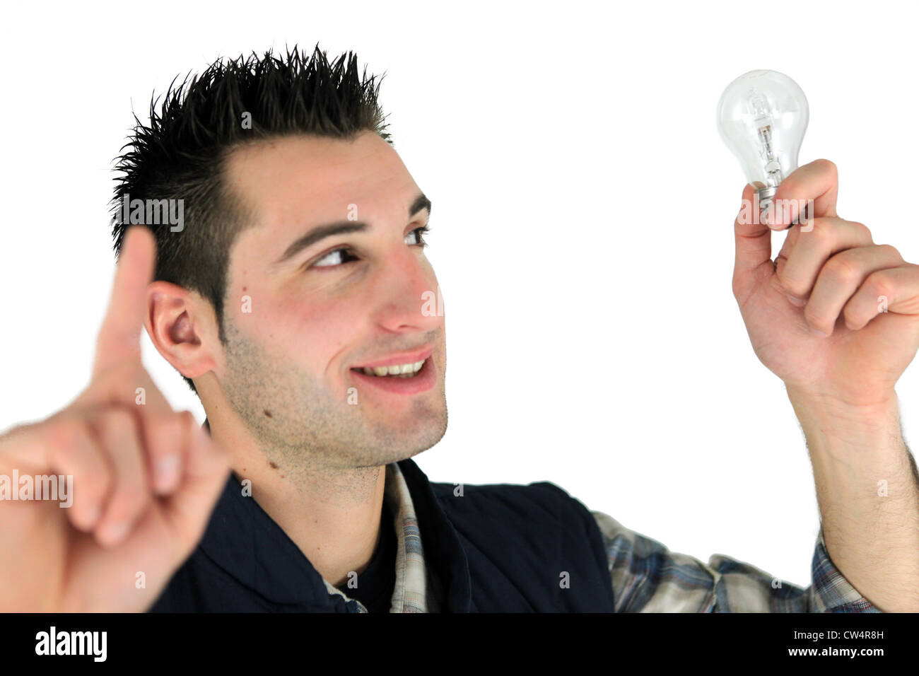 Man with an idea Stock Photo - Alamy