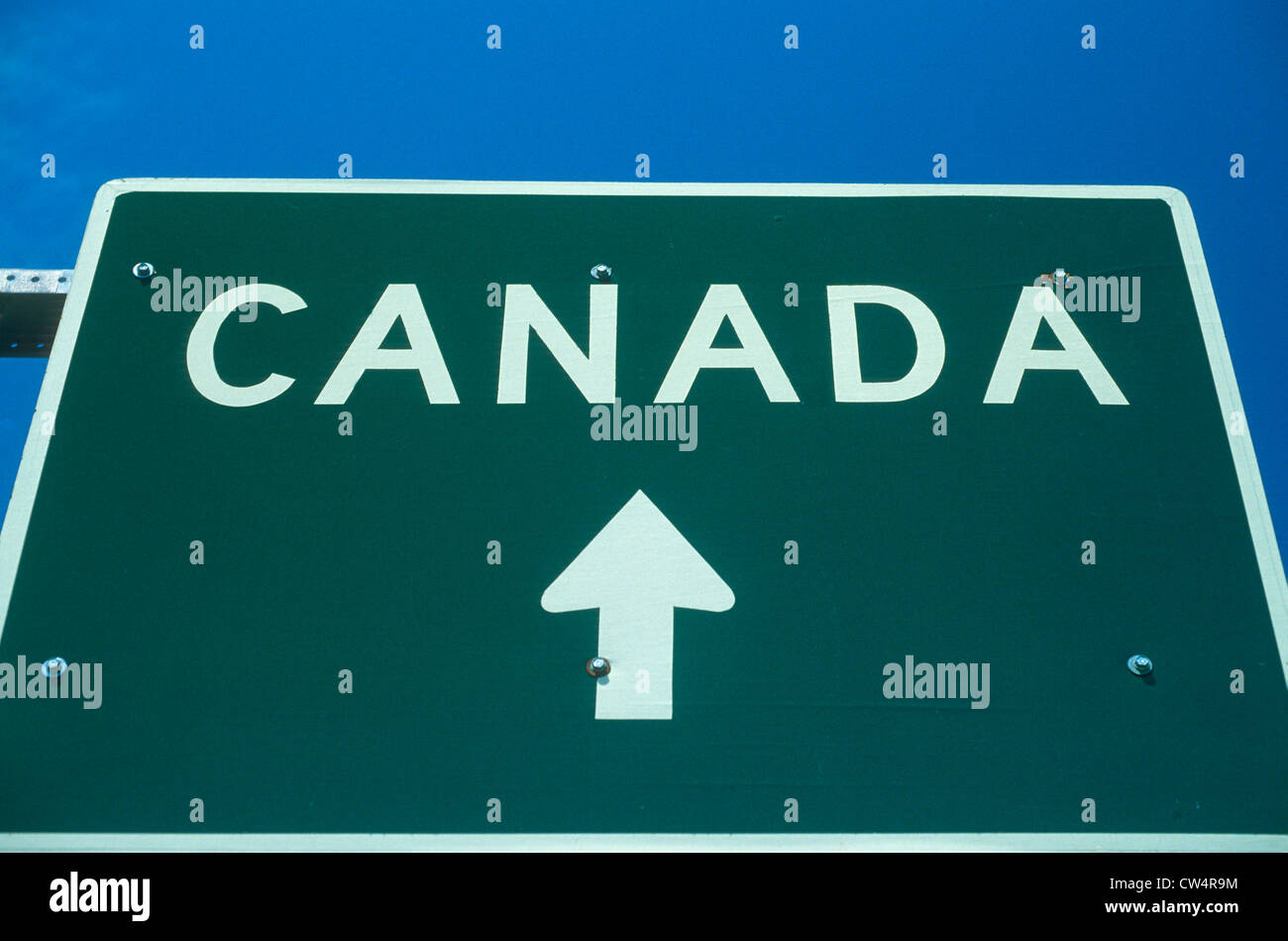 Welcome to Canada Sign Stock Photo - Alamy