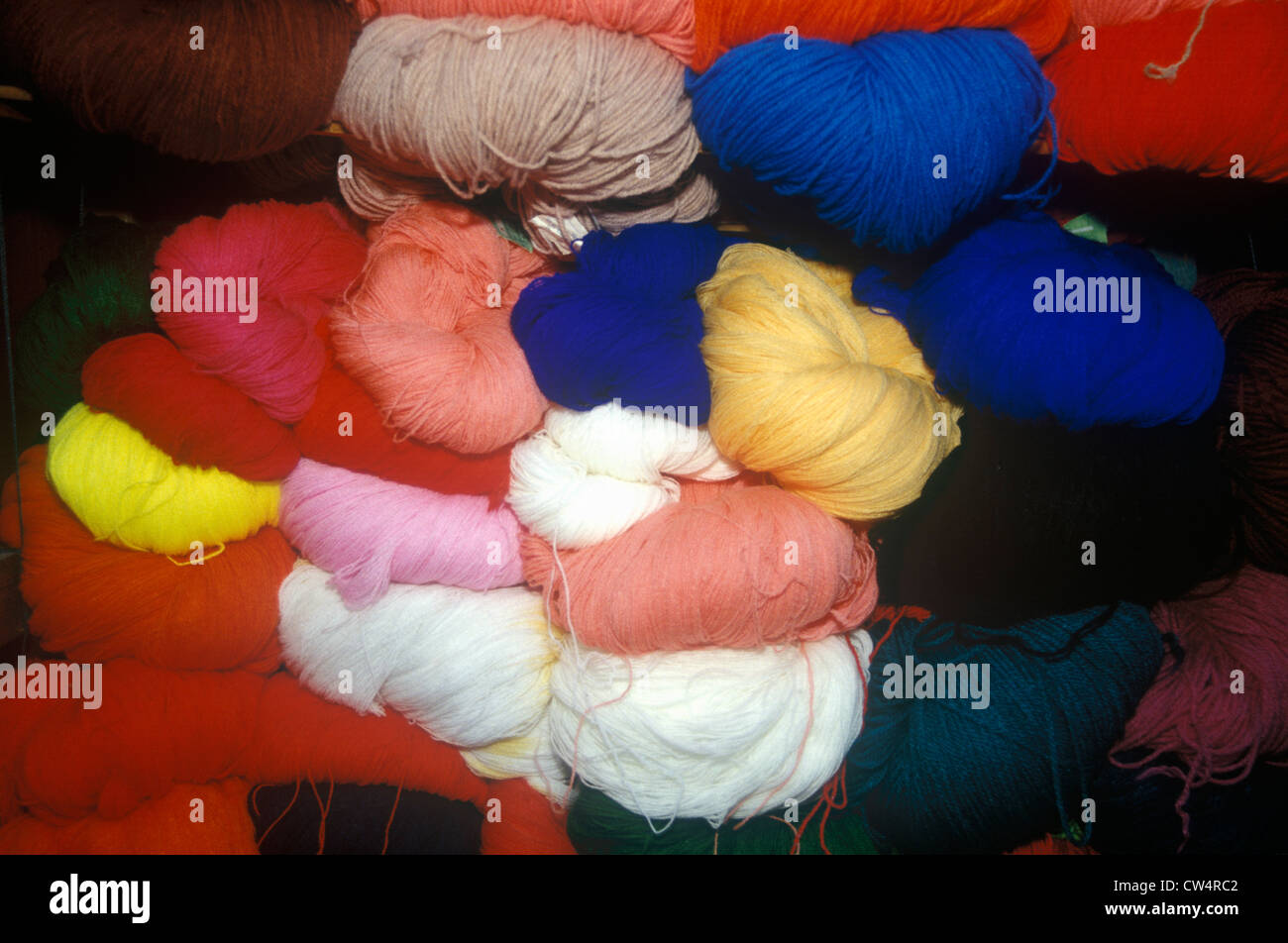 Yarn for sale in Dali, Yunnan Province, People's Republic of China ...