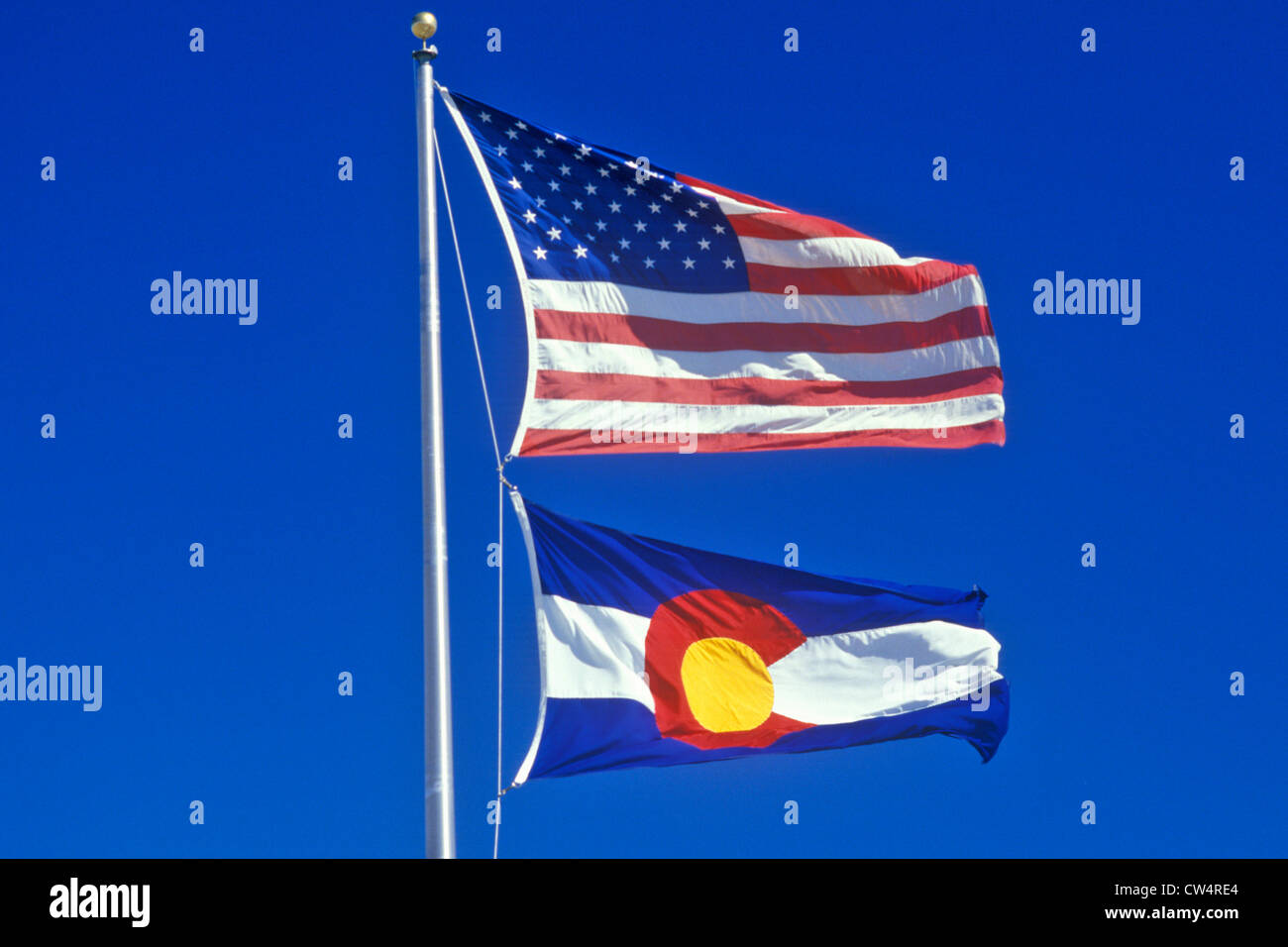 Colorado us state waving hi-res stock photography and images - Alamy
