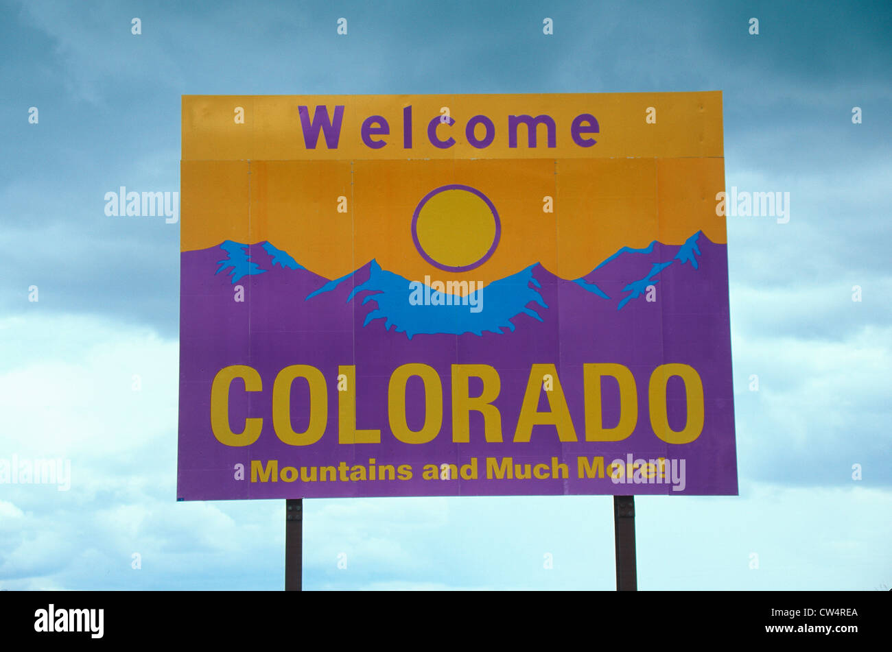 Welcome to Colorado Sign Stock Photo - Alamy