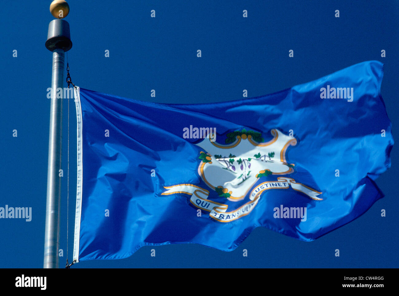 State Flag of Connecticut Stock Photo - Alamy