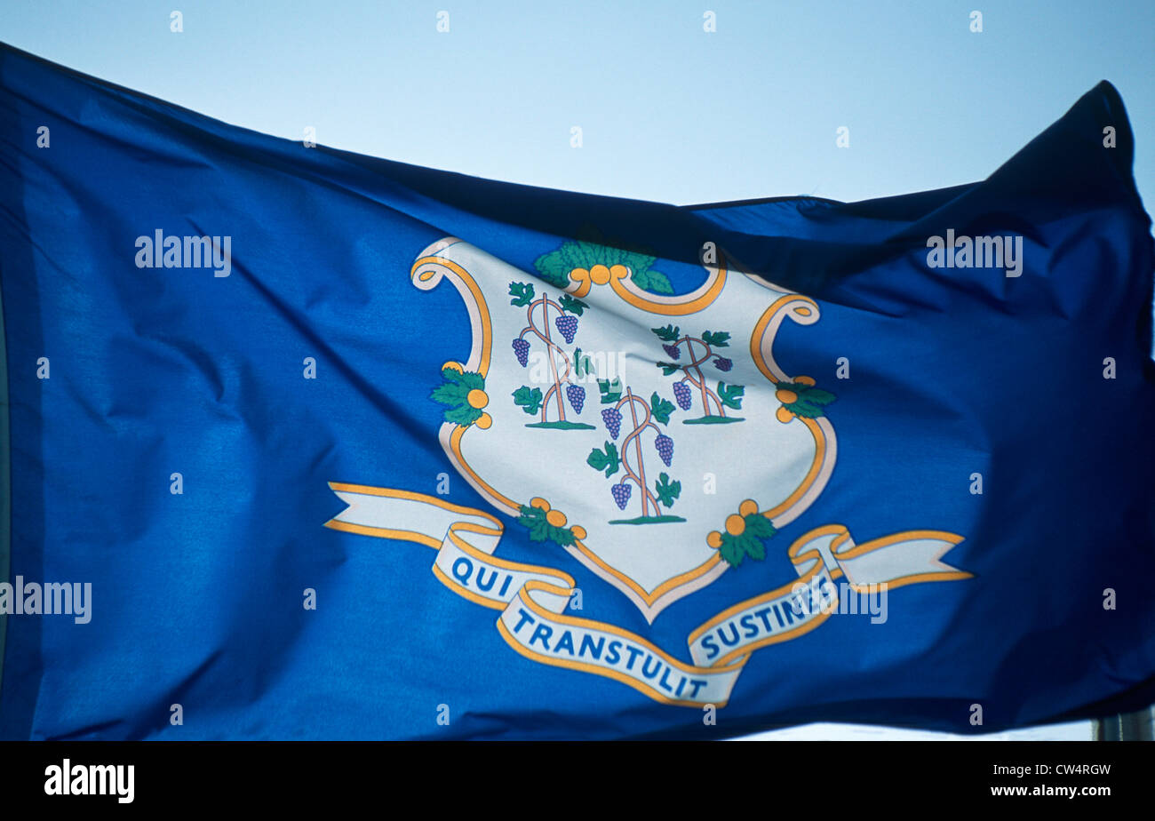 State Flag of Connecticut Stock Photo - Alamy