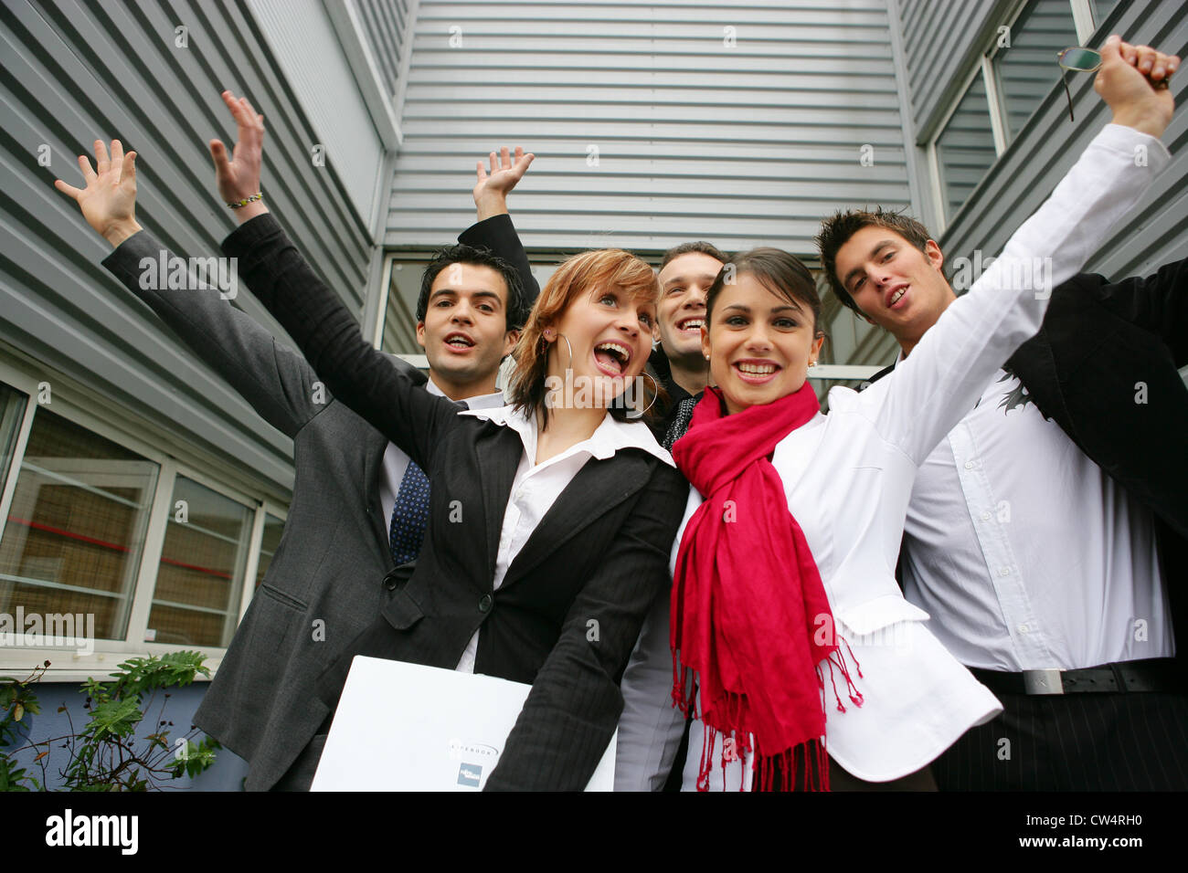 A team of motivated and dynamic office workers Stock Photo - Alamy