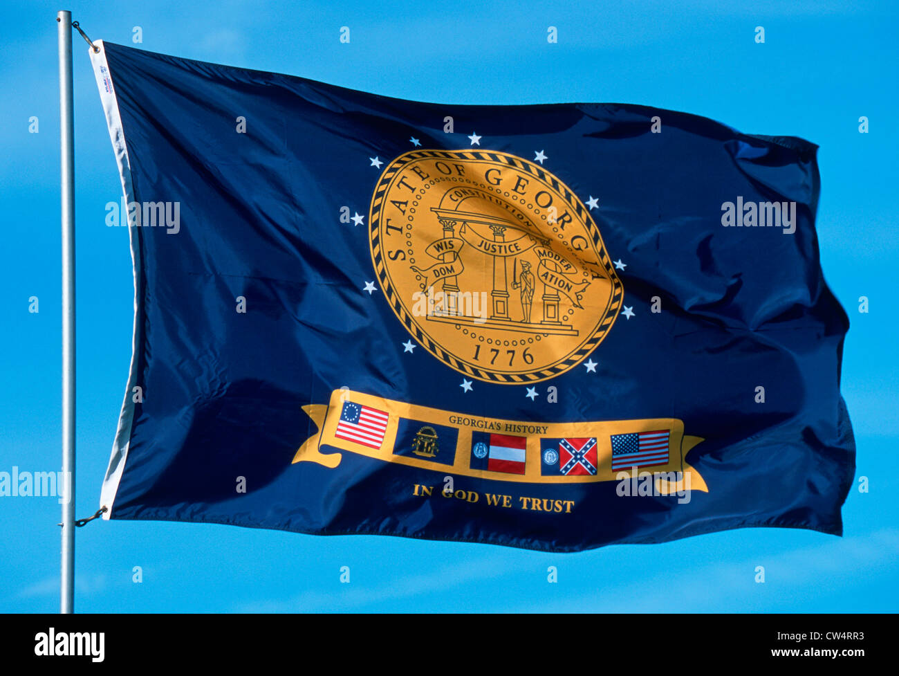 State Flag of Georgia Stock Photo - Alamy