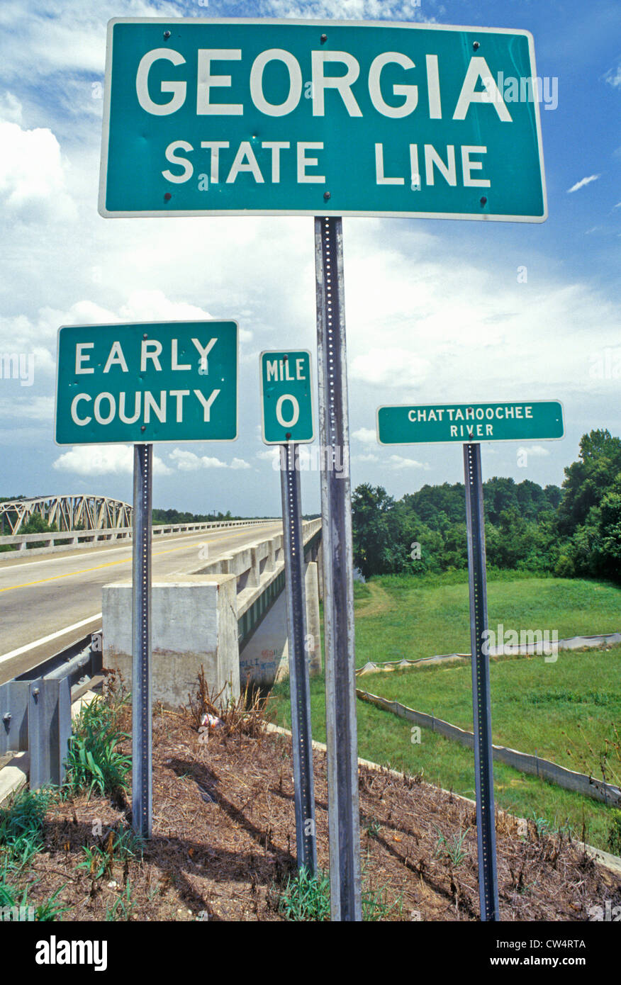 Welcome to Georgia Sign Stock Photo - Alamy