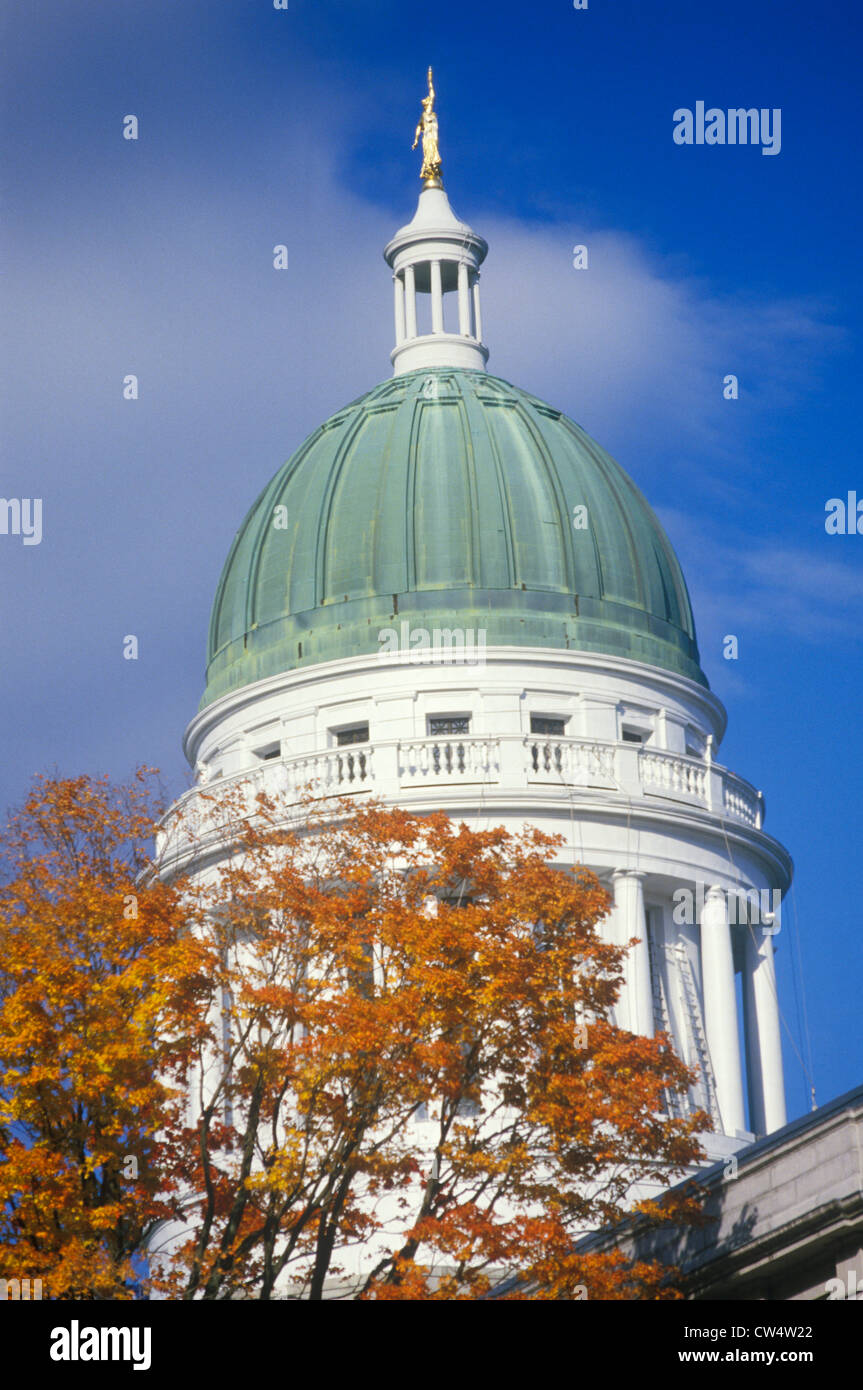 State Capitol of Maine, Augusta Stock Photo - Alamy