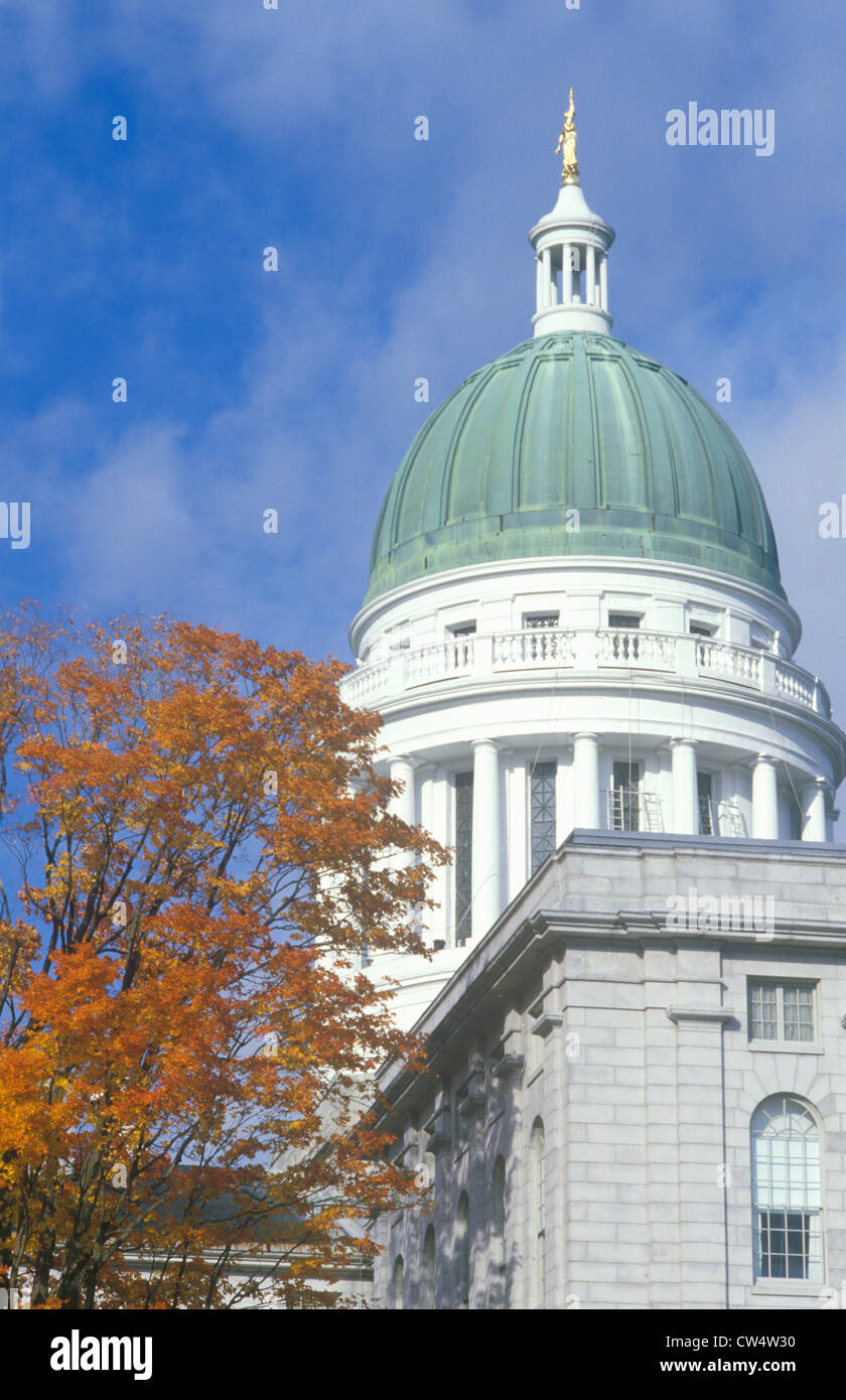 State Capitol of Maine, Augusta Stock Photo - Alamy