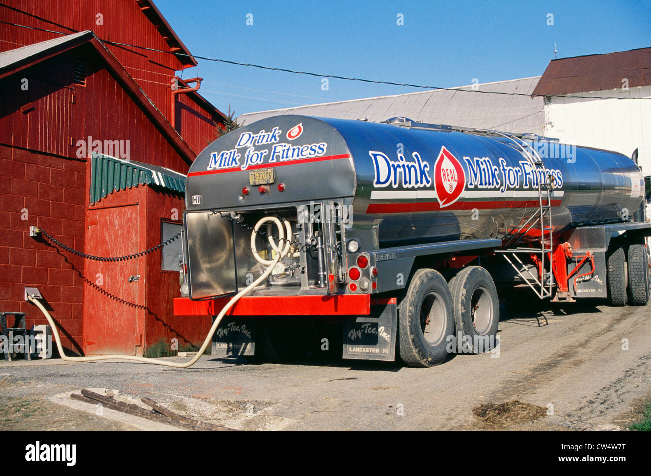 MILK PICK-UP / PENNSYLVANIA Stock Photo - Alamy