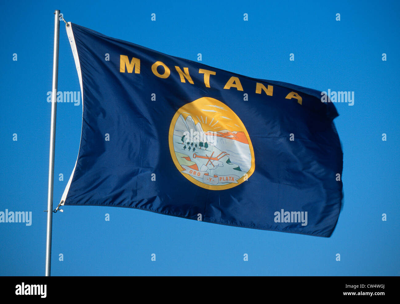 State Flag of Montana Stock Photo - Alamy