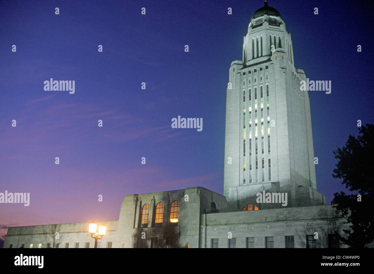 Nebraska state capitol dome hi-res stock photography and images - Alamy