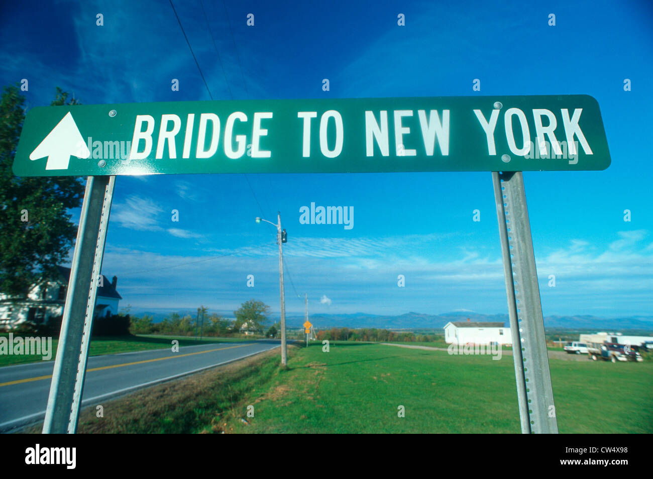 Welcome to New York Sign Stock Photo - Alamy