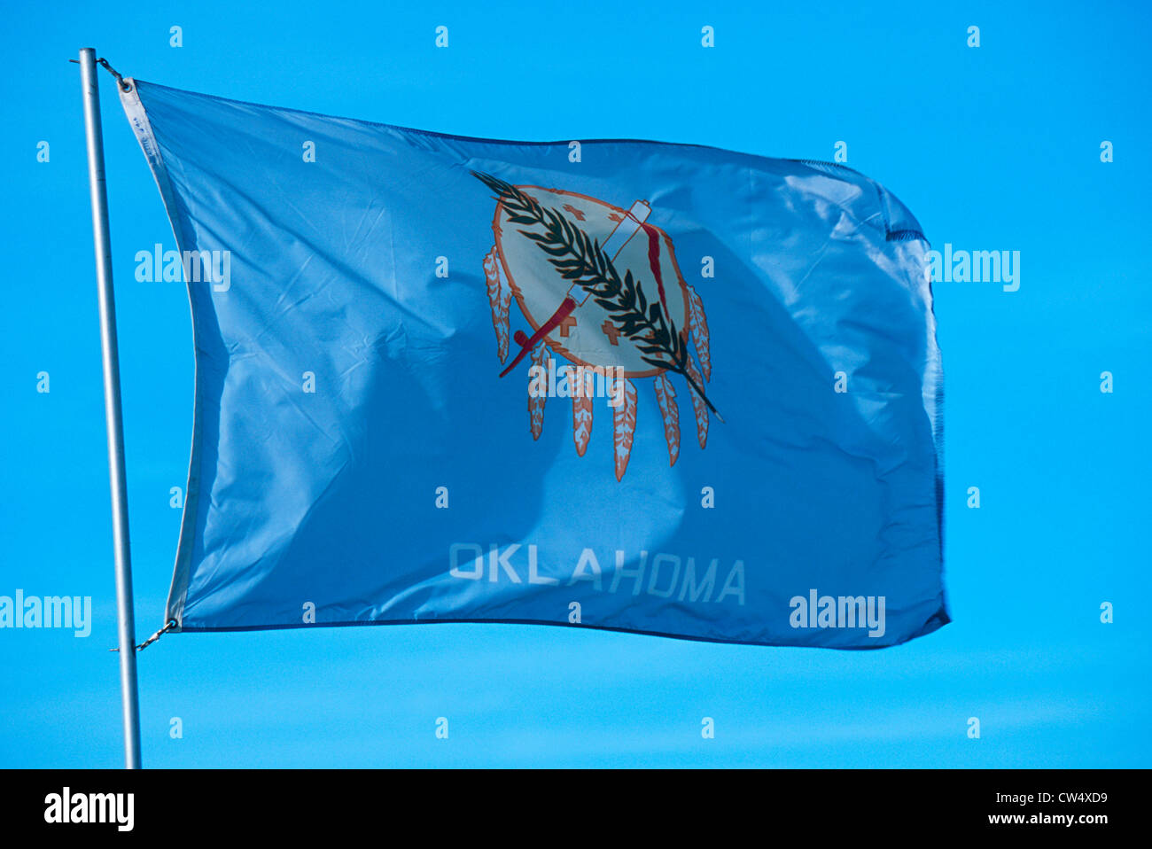 State Flag of Oklahoma Stock Photo - Alamy