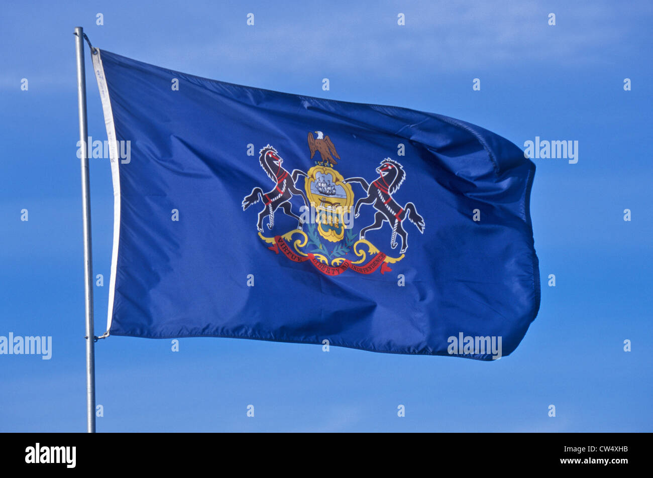 State Flag of Pennsylvania Stock Photo - Alamy