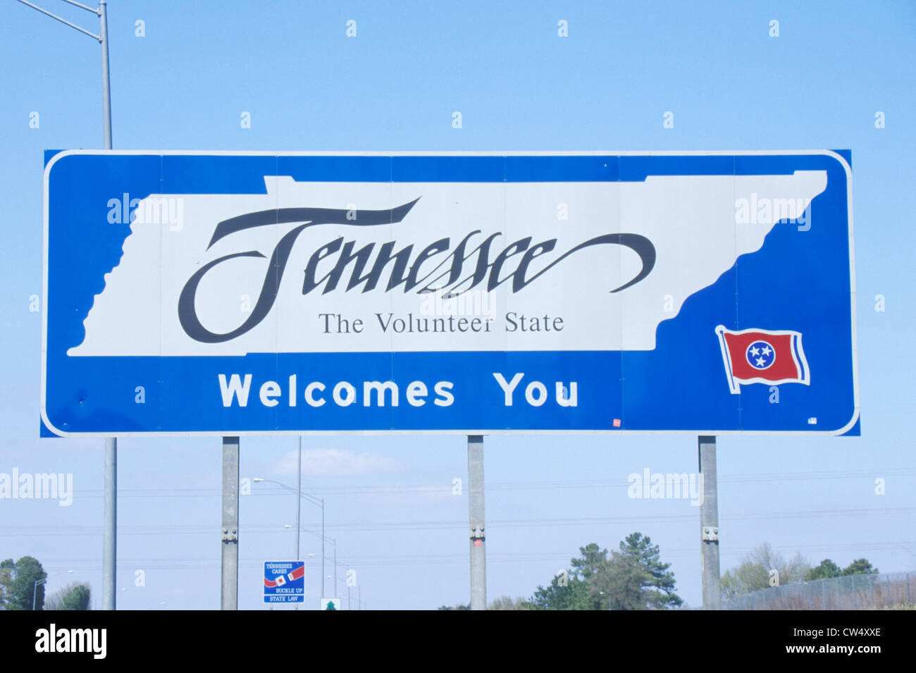 Welcome to Tennessee Sign Stock Photo - Alamy