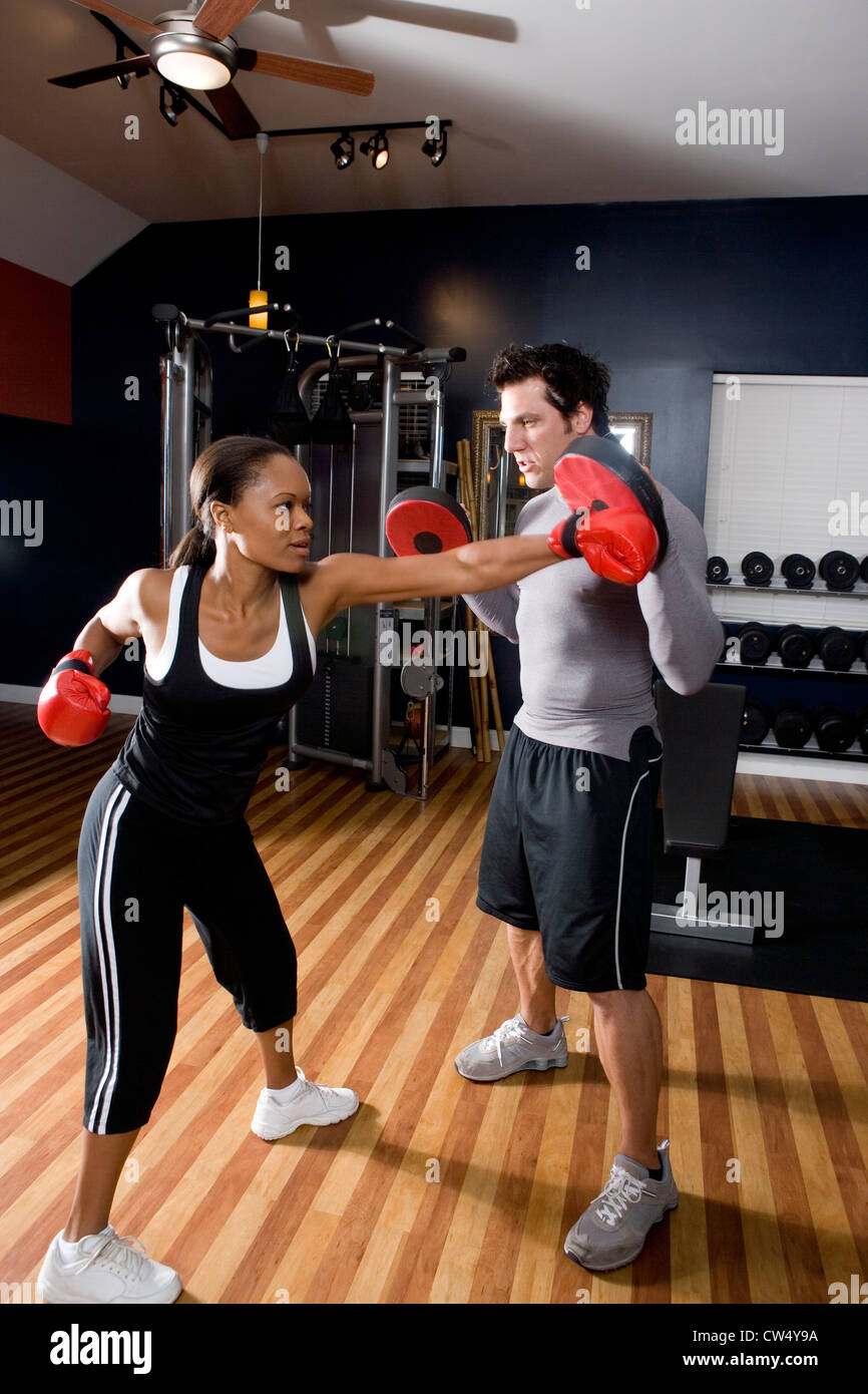 Young boxing fan hi-res stock photography and images - Alamy