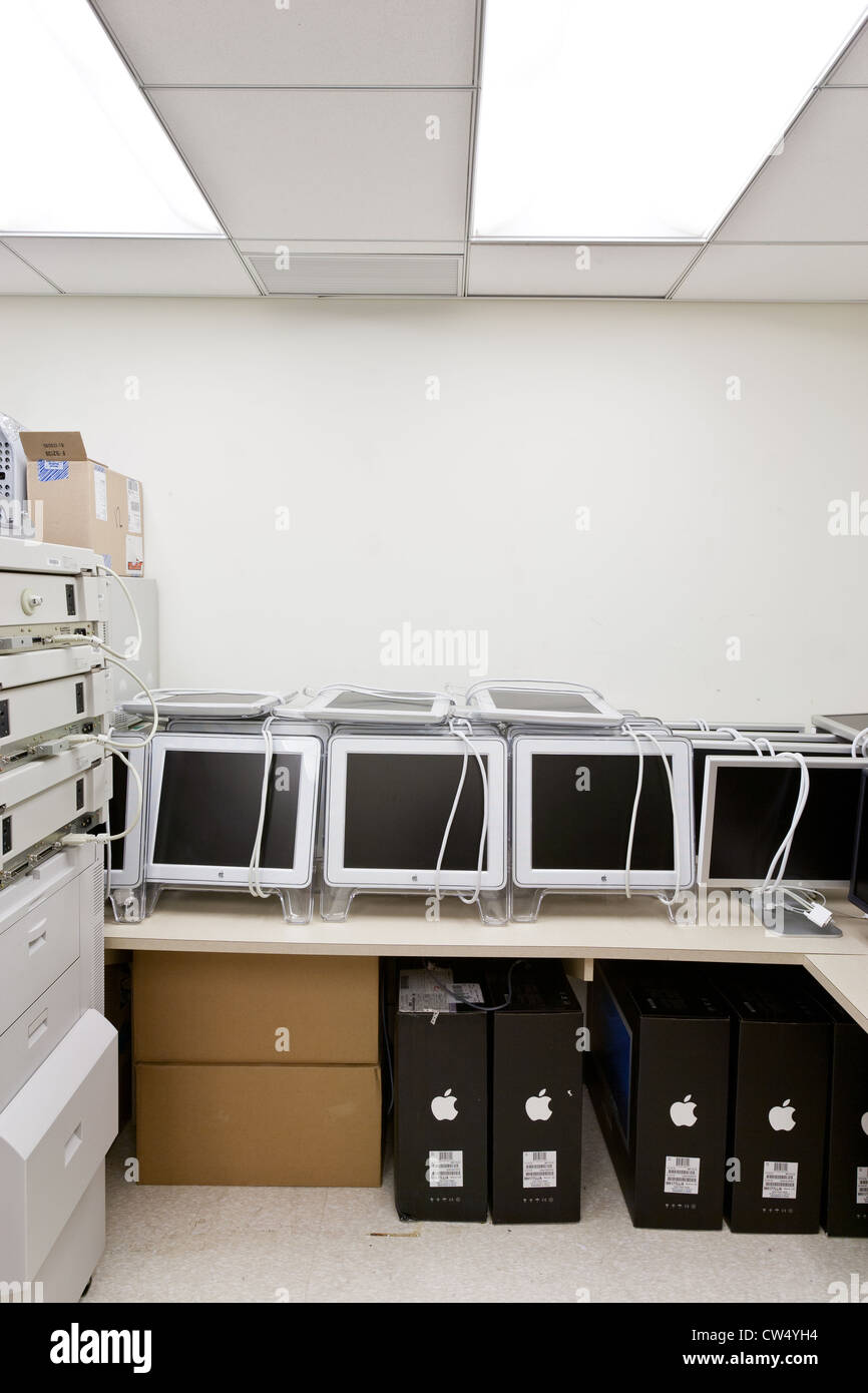 Outdated computer monitors slated for recycling Stock Photo - Alamy