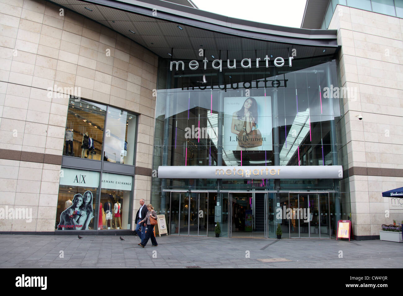 Metquarter Shopping Arcade in Liverpool Stock Photo - Alamy
