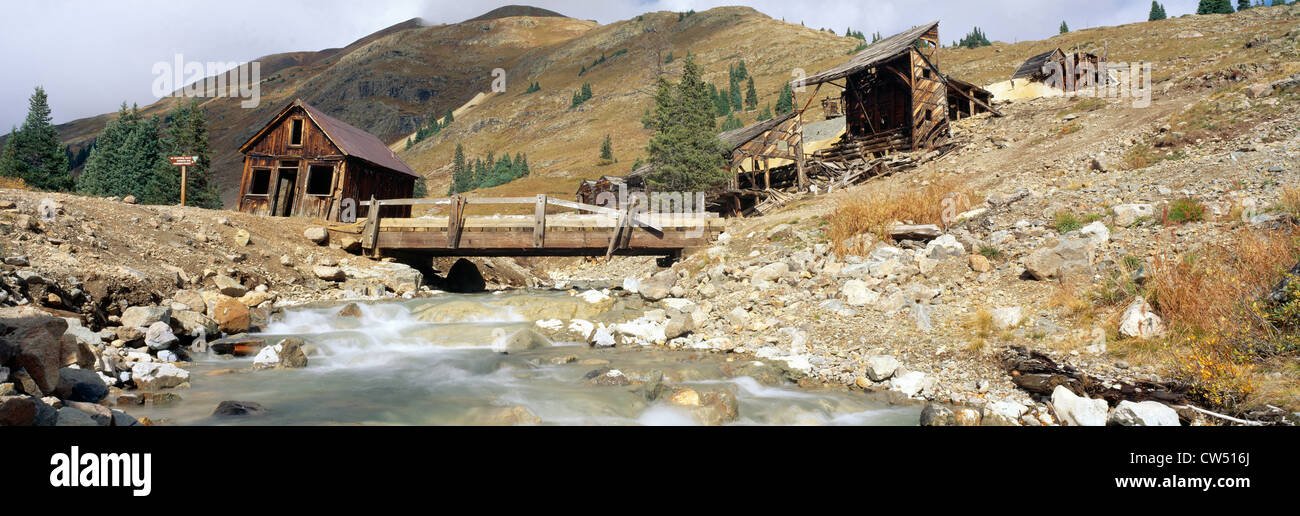Animas Forks Ghost Town, Colorado Stock Photo - Alamy