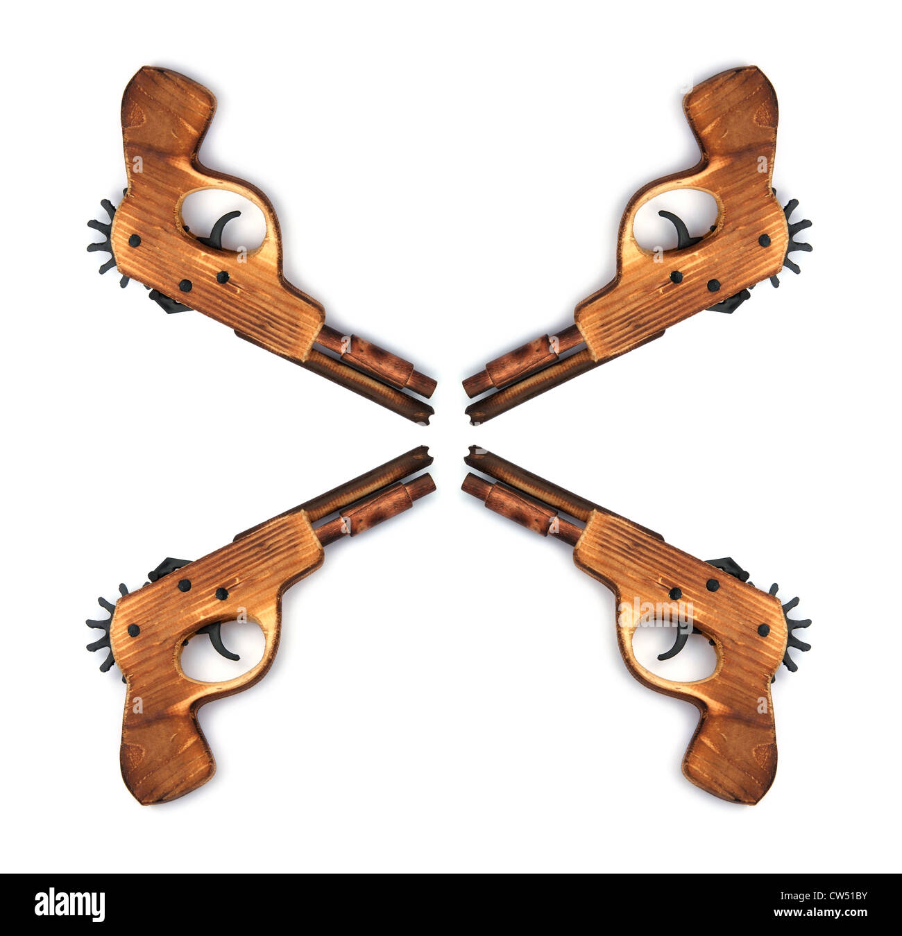 Wooden gun hi-res stock photography and images - Alamy