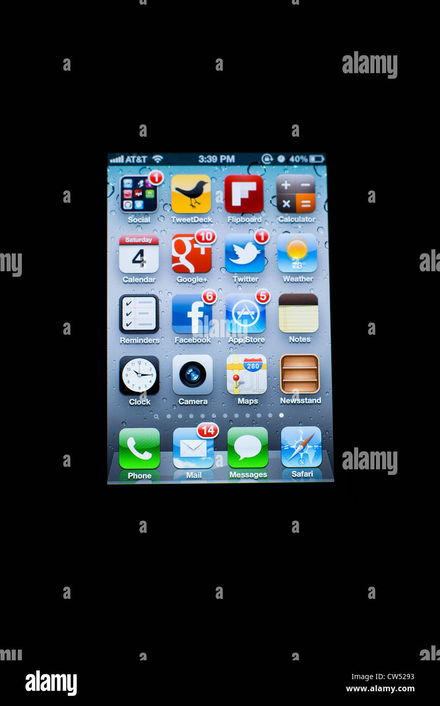 Iphone4 hi-res stock photography and images - Alamy