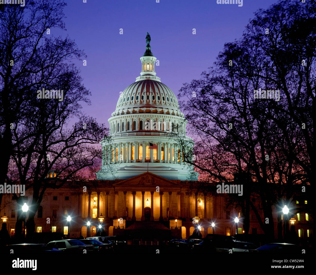 US Capitol at dusk, Washington DC Stock Photo - Alamy