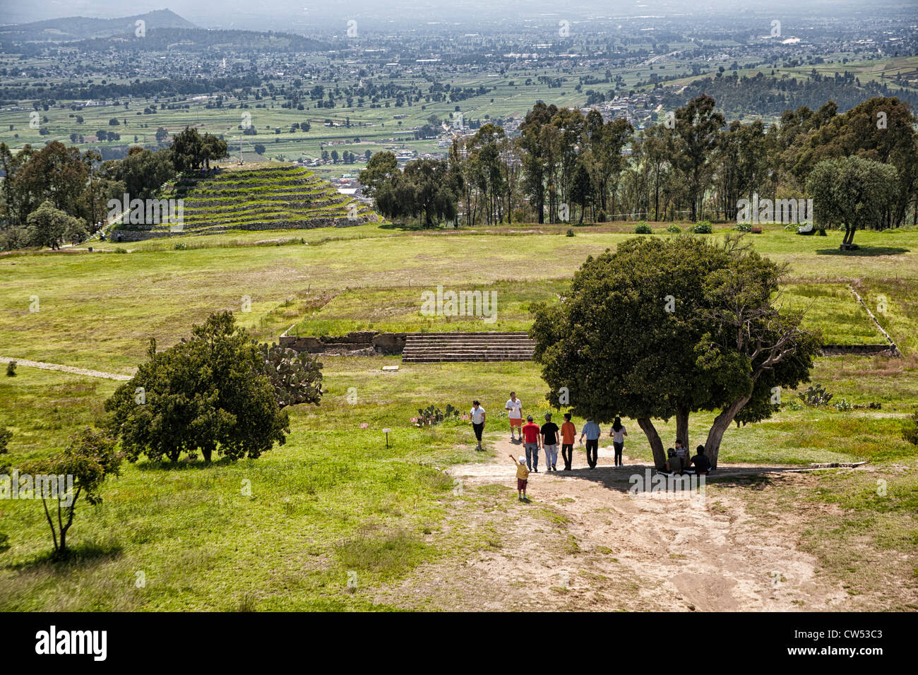 Spiral Pyramid - Xochitecatl archaeological site in the state of ...