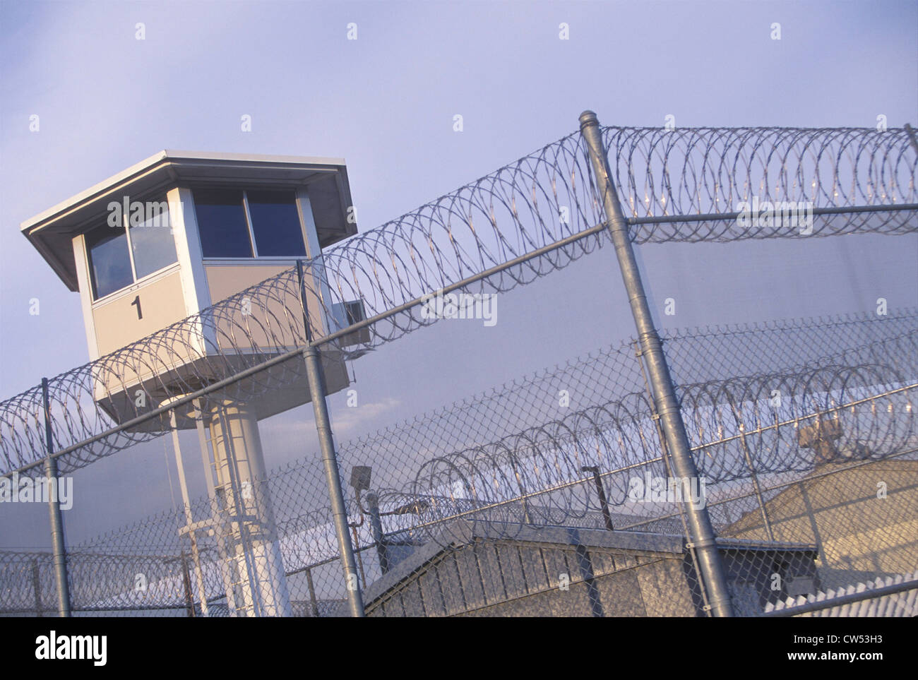 Watch tower at a ca state prison hi-res stock photography and images ...