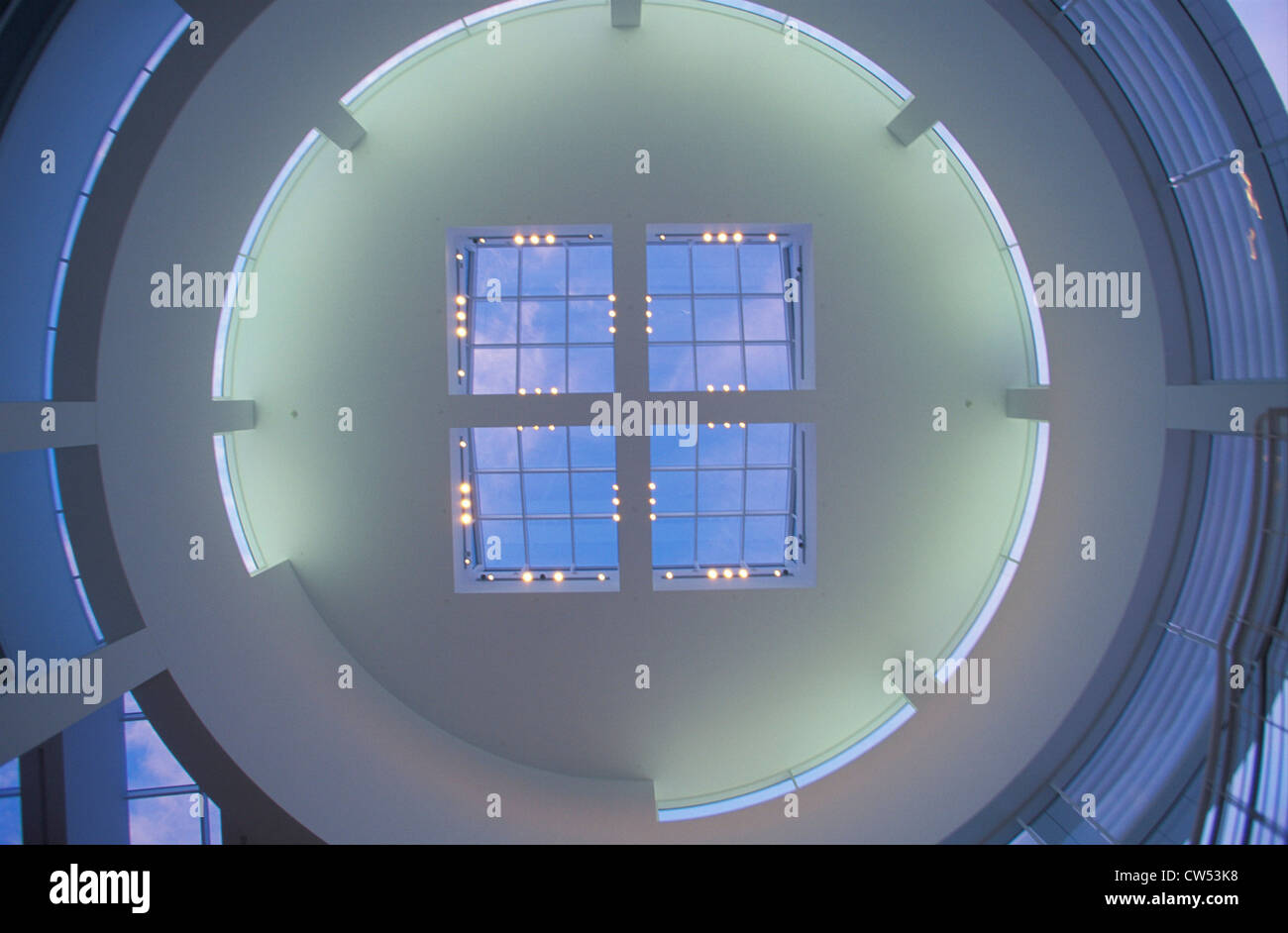 Designer skylight at the Getty Museum, Brentwood, CA Stock Photo - Alamy