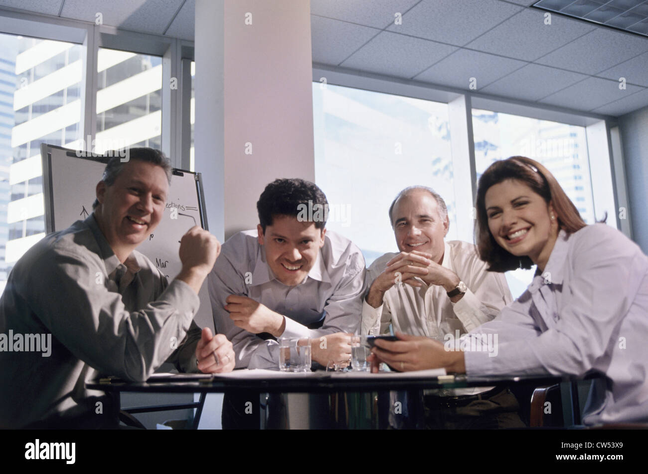 Portrait of business executives in an office Stock Photo - Alamy
