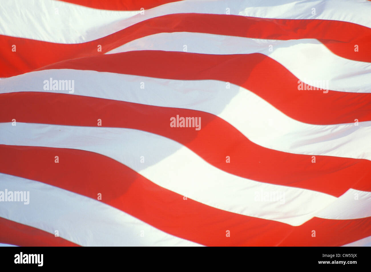 Close-up of the Stripes on an American Flag, United States Stock Photo ...