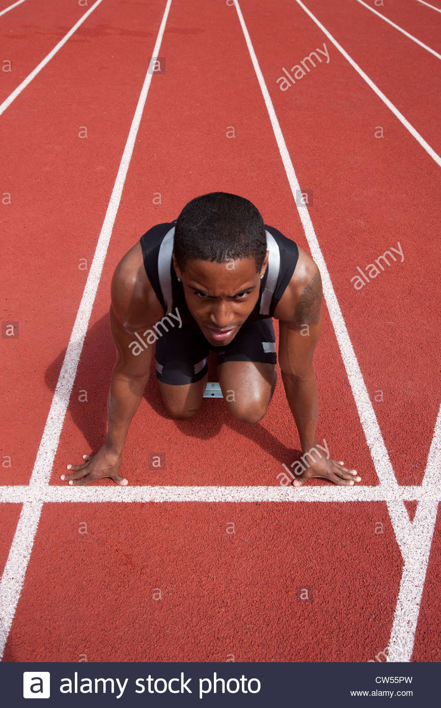 Sprinter In Blocks High Resolution Stock Photography and Images - Alamy