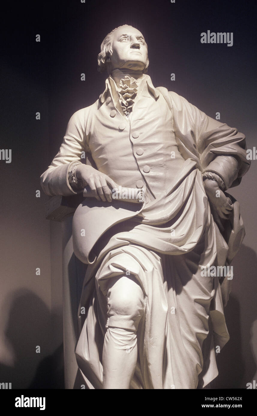 Statue of George Washington, Miracle of Philadelphia, PA Stock Photo ...