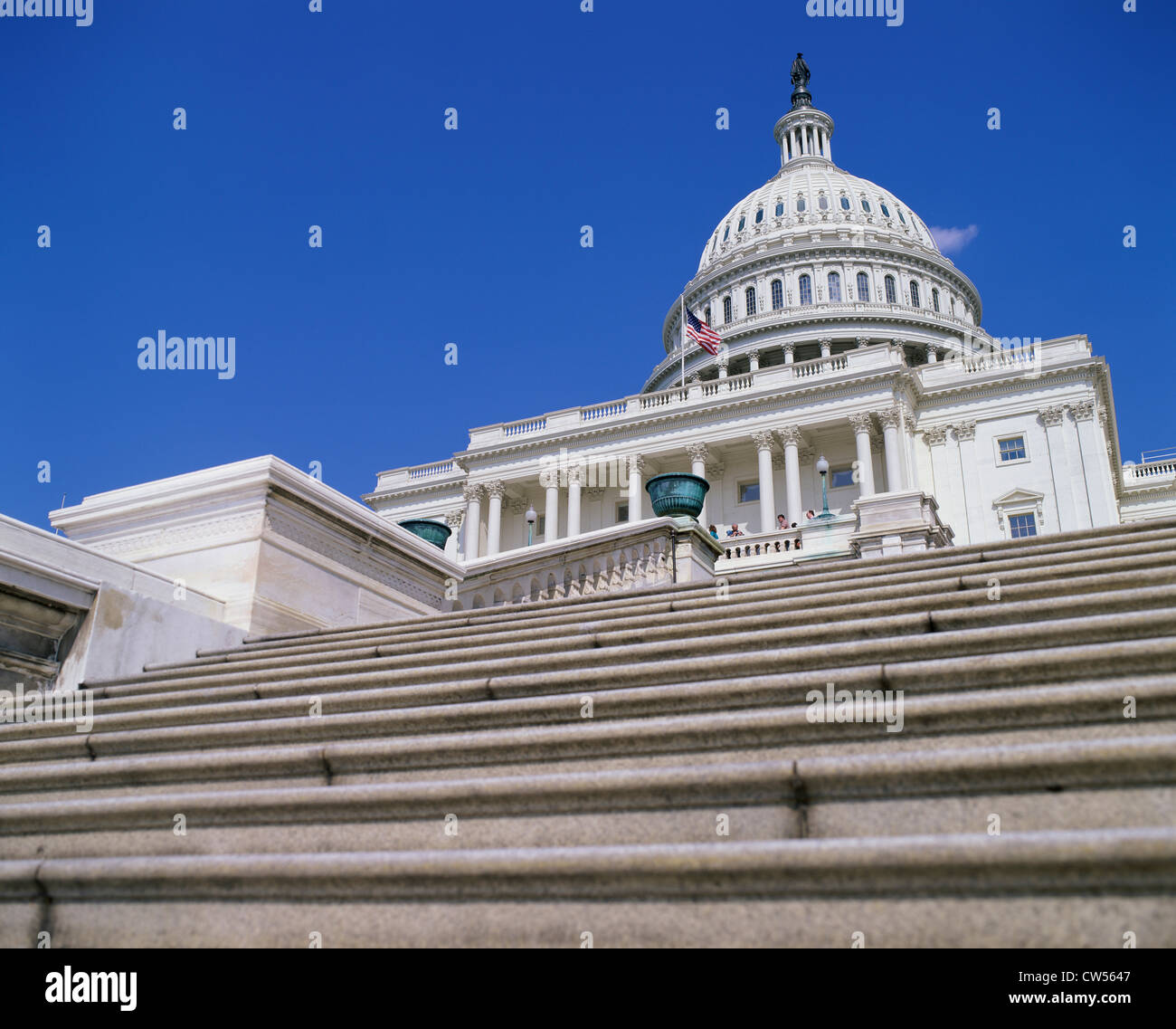 Steps in front of the Capitol Building, Washington, D.C., USA Stock ...