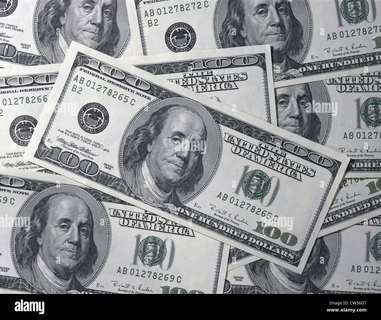 Close-up of American hundred dollar bills Stock Photo - Alamy