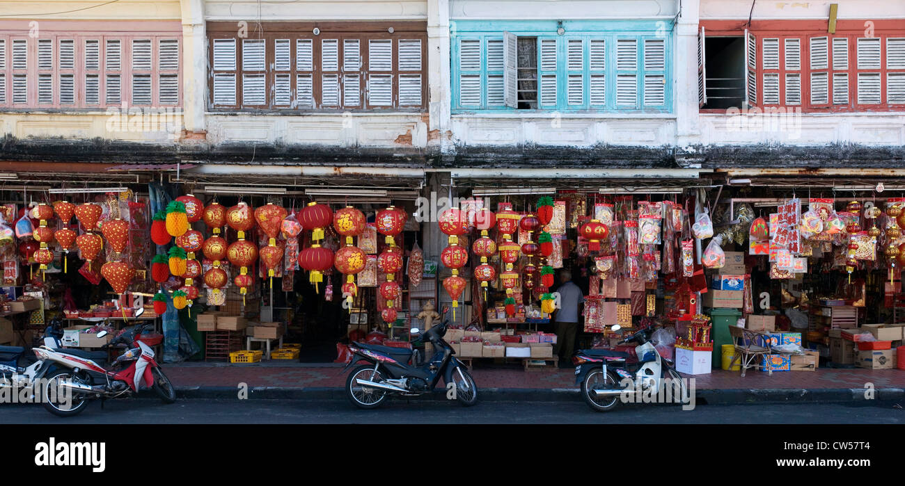 Malaysia, Penang, George Town, Lantern shops Stock Photo - Alamy